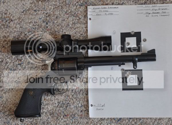 Ruger Super Blackhawk with Burris 2X7 LER Scope - 24hourcampfire