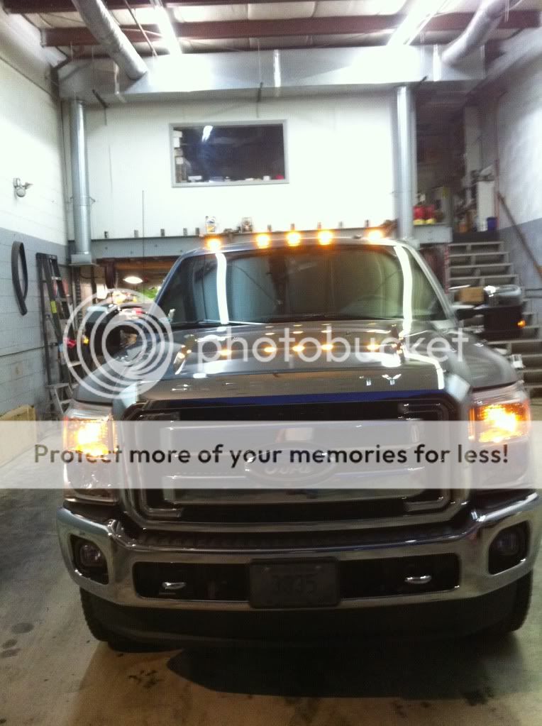 Put on my new Atomic LED roof lights - Ford Truck Enthusiasts Forums
