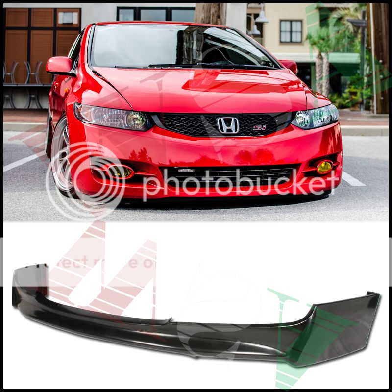 09-11 Honda Civic Coupe 2Dr P1 Style Front Bumper Lip kit FG2 SI MUGEN ...