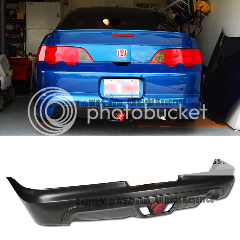 Mugen Rear Lip 4th brake light and reverse lights | Acura RSX, ILX and ...